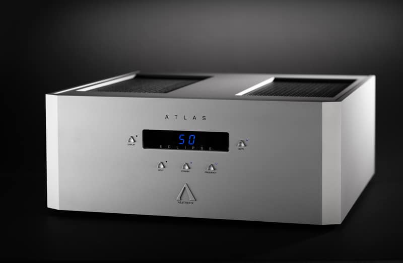 Aesthetix_Atlas_Eclipse_Amplifier_frontview_silver - mySoundbook