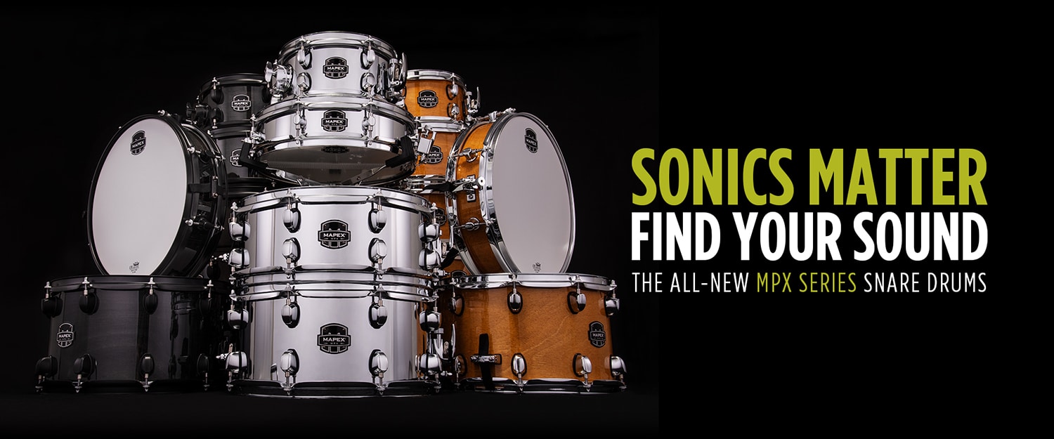 Mapex aktualisiert, überarbeitet und erweitert seine Snaredrums der MPX-Serie - mySoundbook